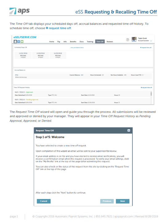 Eselfserve Requesting Time Off Knowledge Base Eselfserve Requesting Time Off Knowledge Base